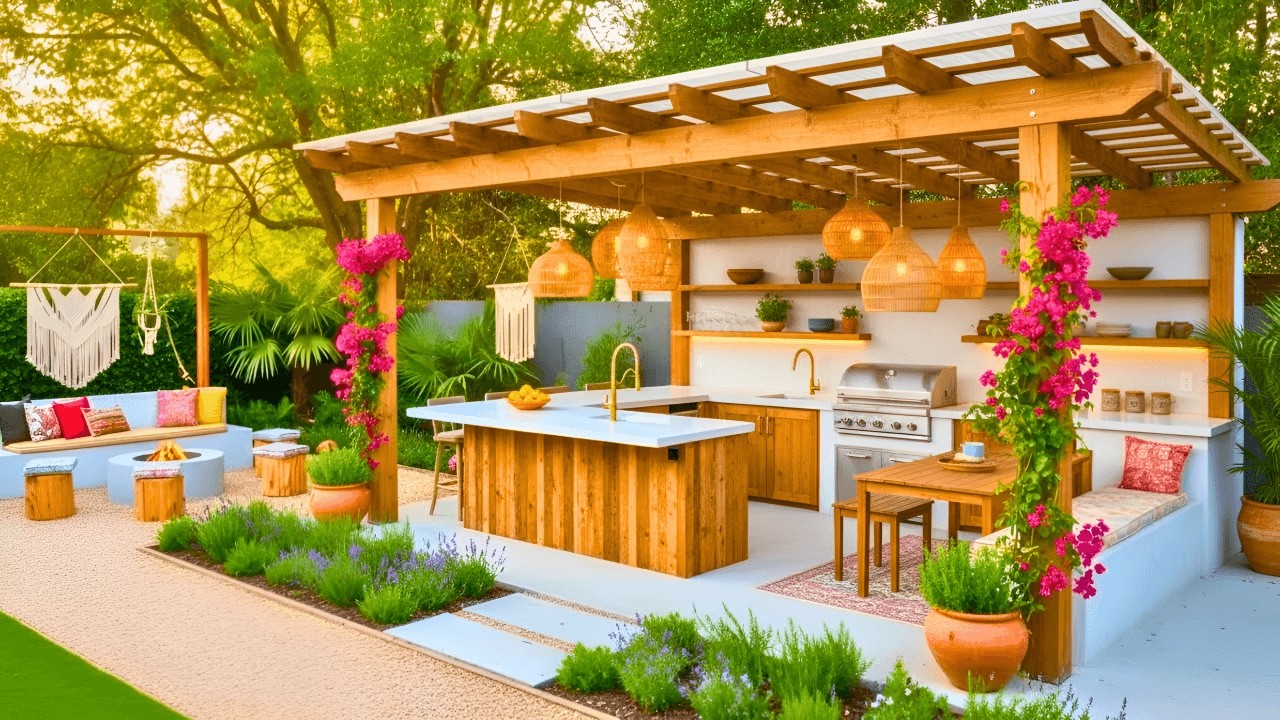 100+ Simple Outdoor Kitchen Ideas for Small Spaces: Easy DIY Backyard Grill & Patio Dining Designs
