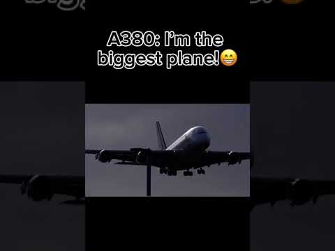 AN-225 is the bigger plane!🛫🛬✈️🛩️#a380 #planespotting #plane #fyp #aviation