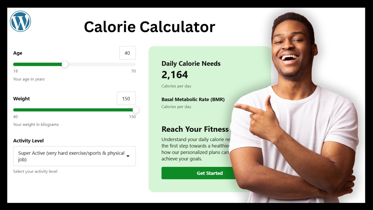 How to Create Calorie Calculator in WordPress [QUICK GUIDE]