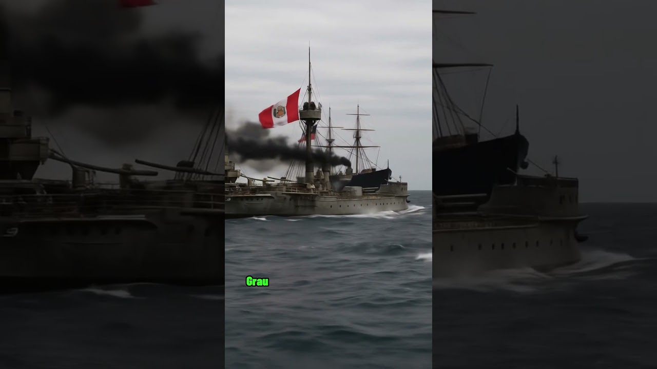⚓🇵🇪 Un día como hoy, 8 de octubre de 1879, se libró el Combate de Angamos. El almirante Miguel Grau