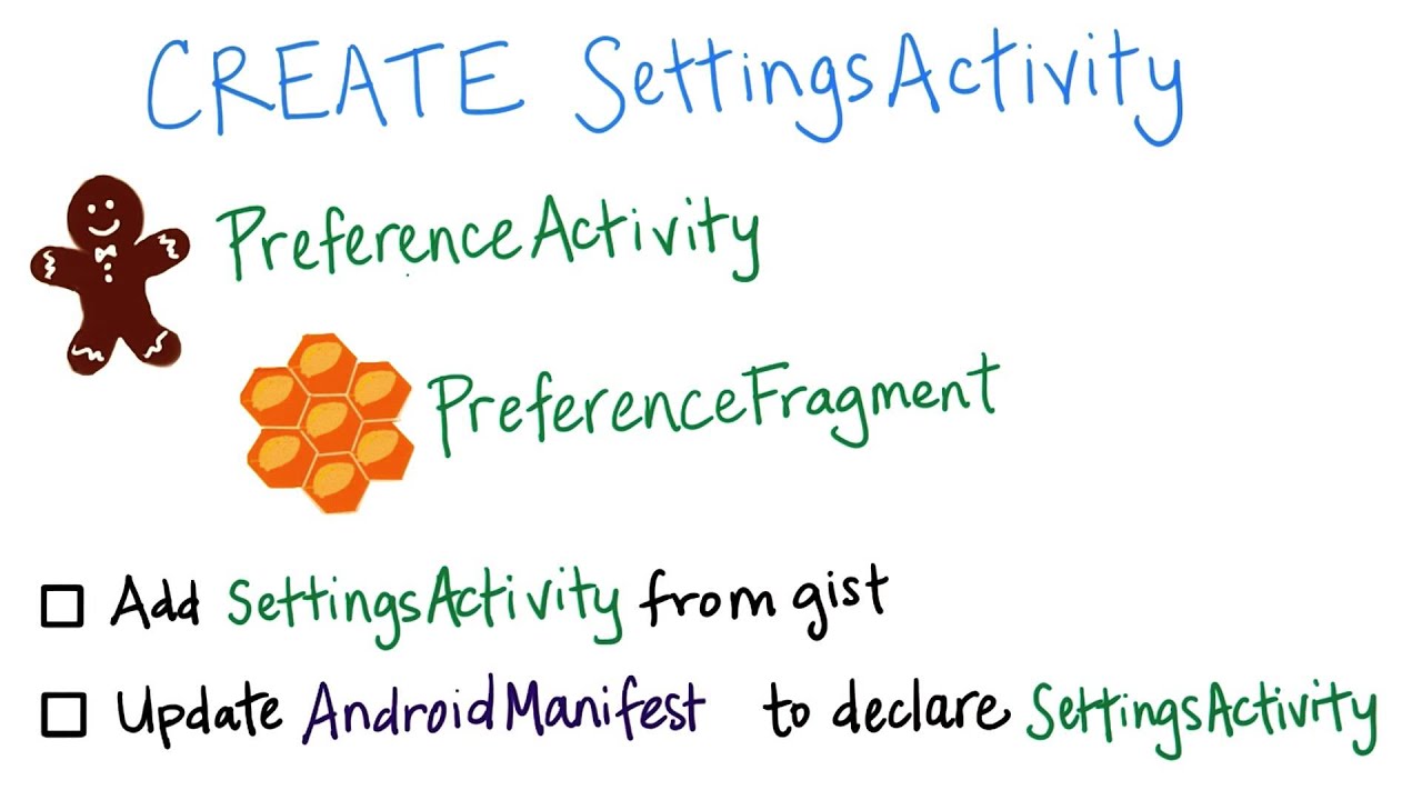 Create SettingsActivity - Developing Android Apps