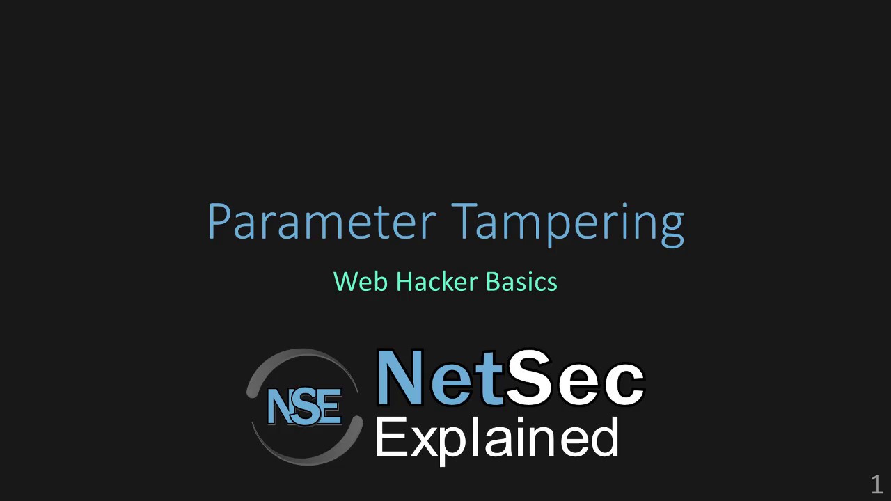 Web Hacker Basics 06 (Parameter Tampering); featuring Burp Proxy