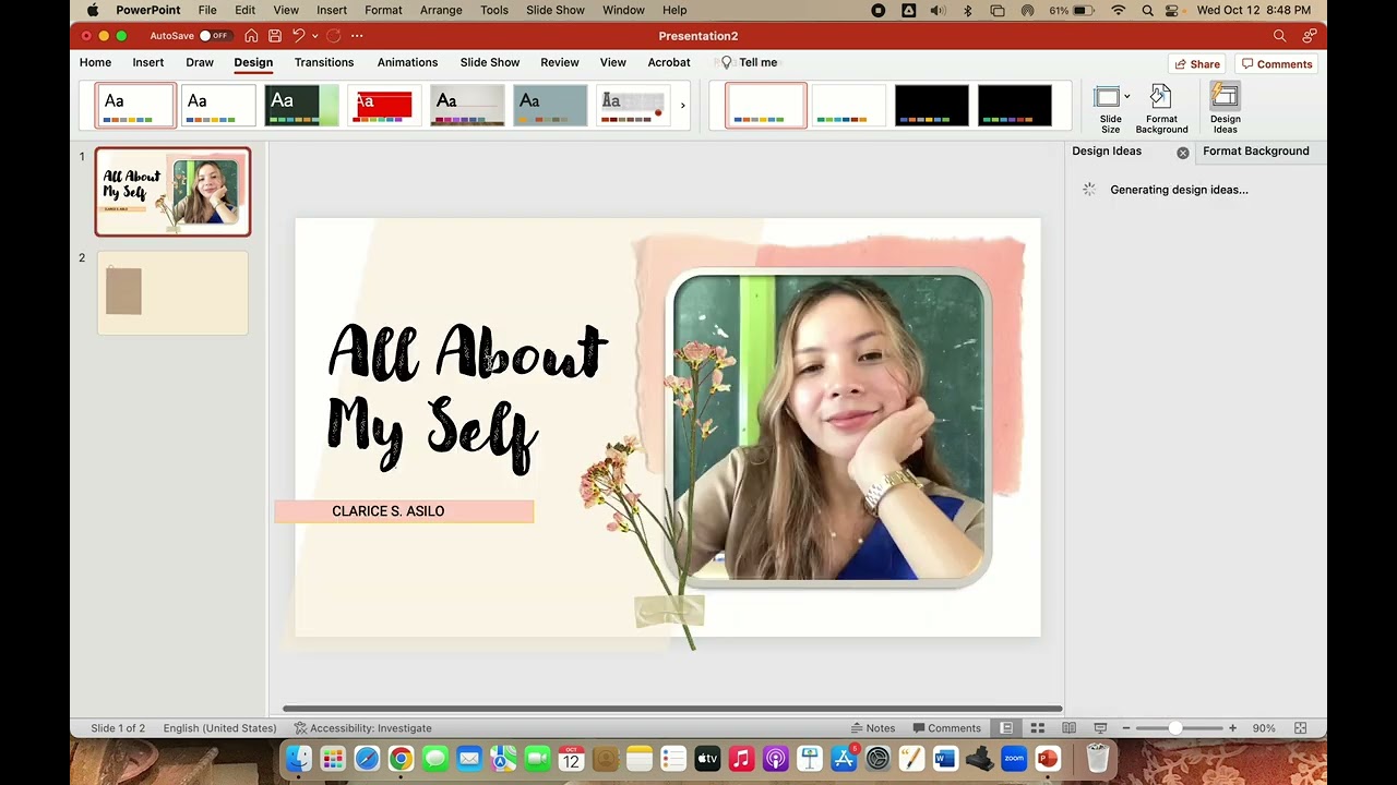 PowerPoint Tutorial | About My Self