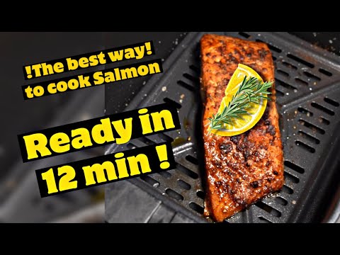 So schnell hast du noch nie guten Lachs zubereitet! im AIRFRYER! nur 12 min und er ist Fertig