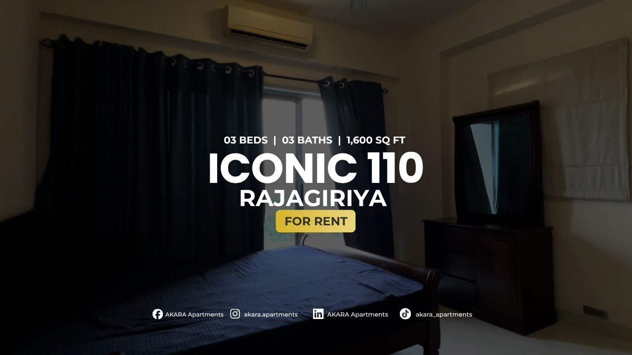 3BR Apartment for Rent at Iconic 110 | Rajagiriya