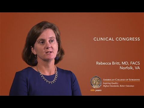 Dr. Rebecca Britt on Clinical Congress