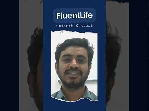 Sainath talks about his English journey! #bestenglishcourse #fluent #fluentlife