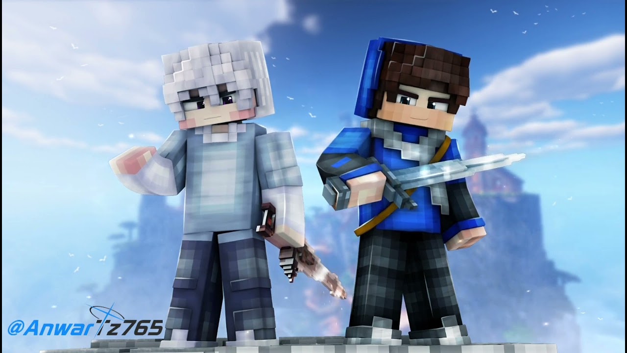 [Live Wallpaper] Minecraft Render With Castle Background