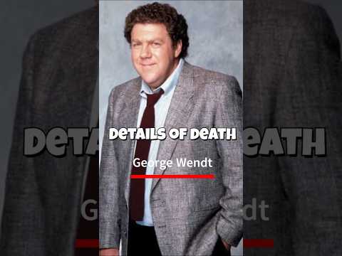 Details of George Wendt's death #georgewendt obituary #george #wendt Cause of Death of George Wendt