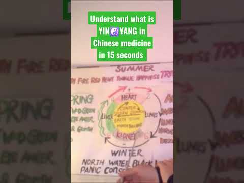 Understand what is YIN☯️YANG in Chinese Medicine in 15 seconds #chinesemedicine #yinyang