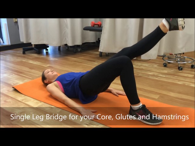 Single Leg Bridge Glute