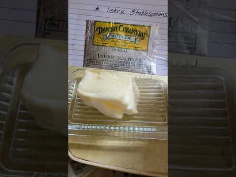 Butter Measurements #shorts