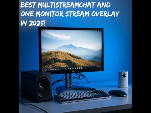 Best stream multichat for viewers and "ontop of the game overlay" with 1 monitor in 2025!