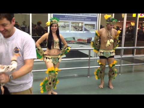 Greeting in Manaus airport