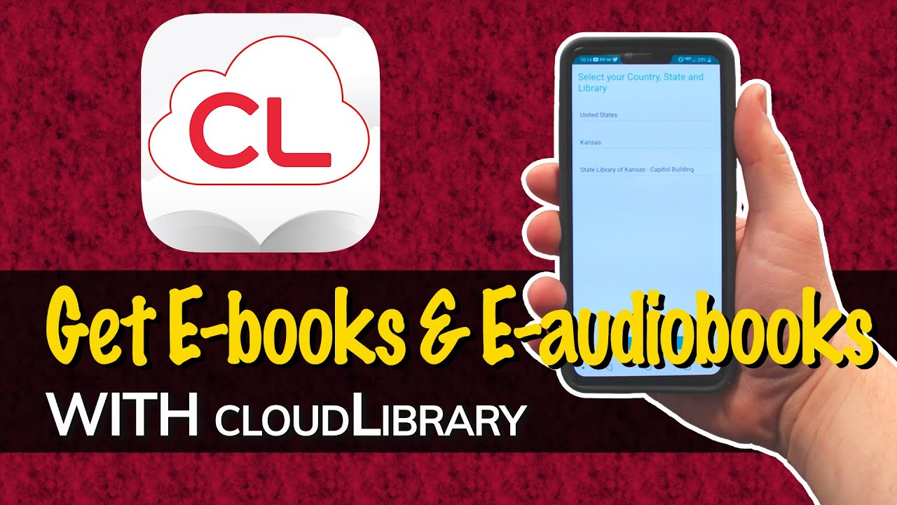 Get E-books & E-audiobooks with cloudLibrary