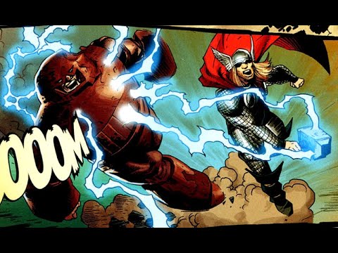 Depowered Juggernaut Kicks Luke Cage A$$ and Tanks Enraged Thor