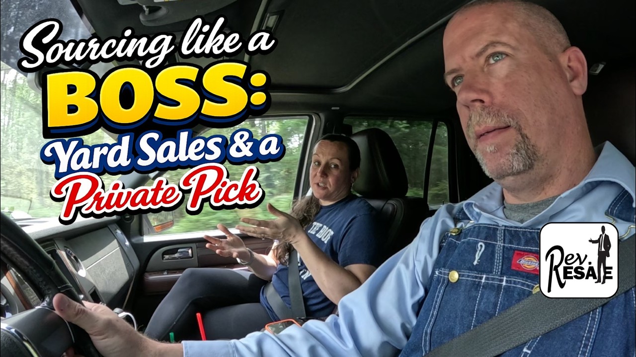 Sourcing like a BOSS - Yard Sales & a Private Pick w/ NikkiT & Rev #resellingcouple