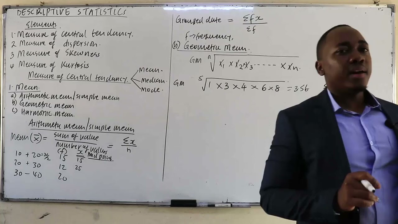 QA { DESCRIPTIVE STATISTICS }