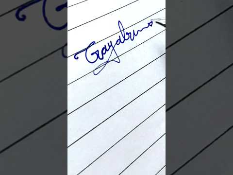 Signature style "Gayatri"🖊️ Comment your name!!