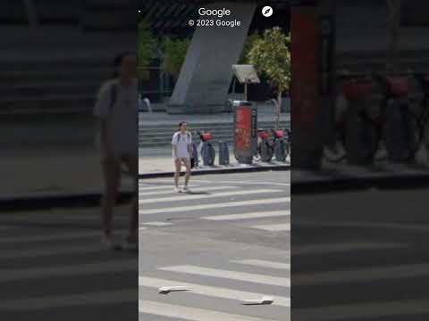 Girl found on Google map walking down the street | Los Angeles