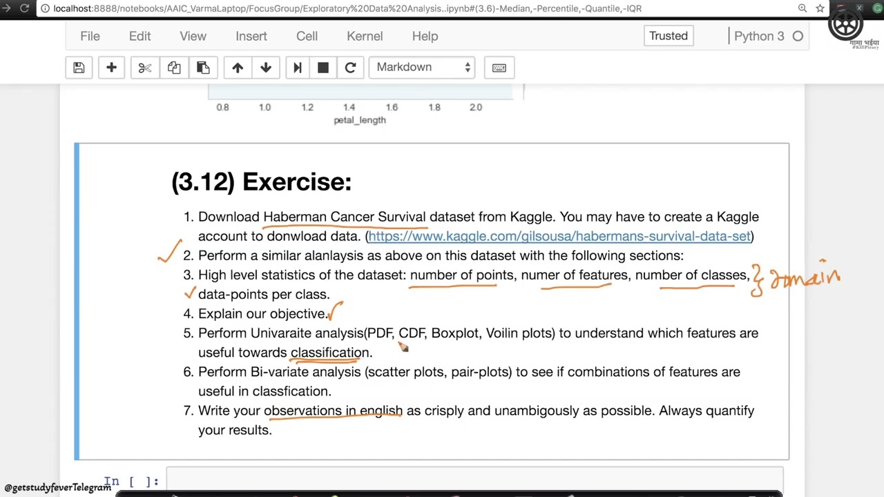 16  Assignment 1  Data Visualization with Haberman Dataset getstudyfever