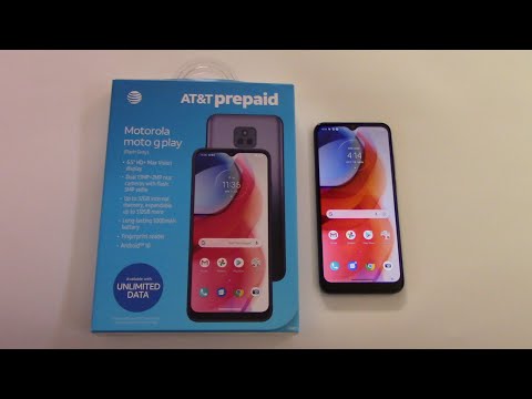 AT&T Prepaid Motorola Moto G Play (2021) - Unboxing and First Impressions