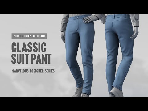 Classic Suit Pants - Character Creator/Outfit - Reallusion Content Store