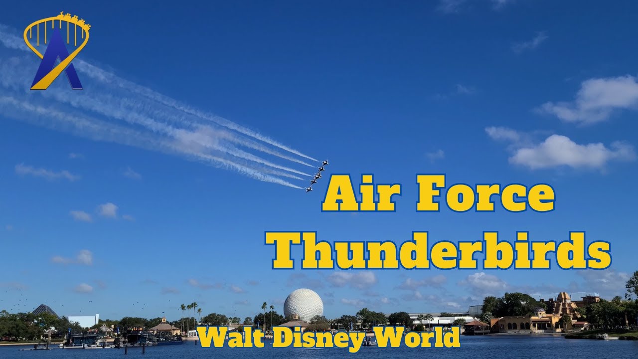 MyDisneyFix | Air Force Thunderbirds Fly-Over Walt Disney World 2023 ...