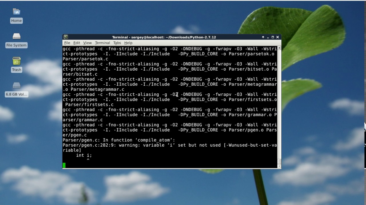 How to install python in Linux from python.org while keeping original
