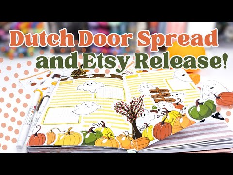 Weekly Creative Journal Setup & Plan With Me September 2024 [Dutch Door Spread + ETSY RELEASE!]