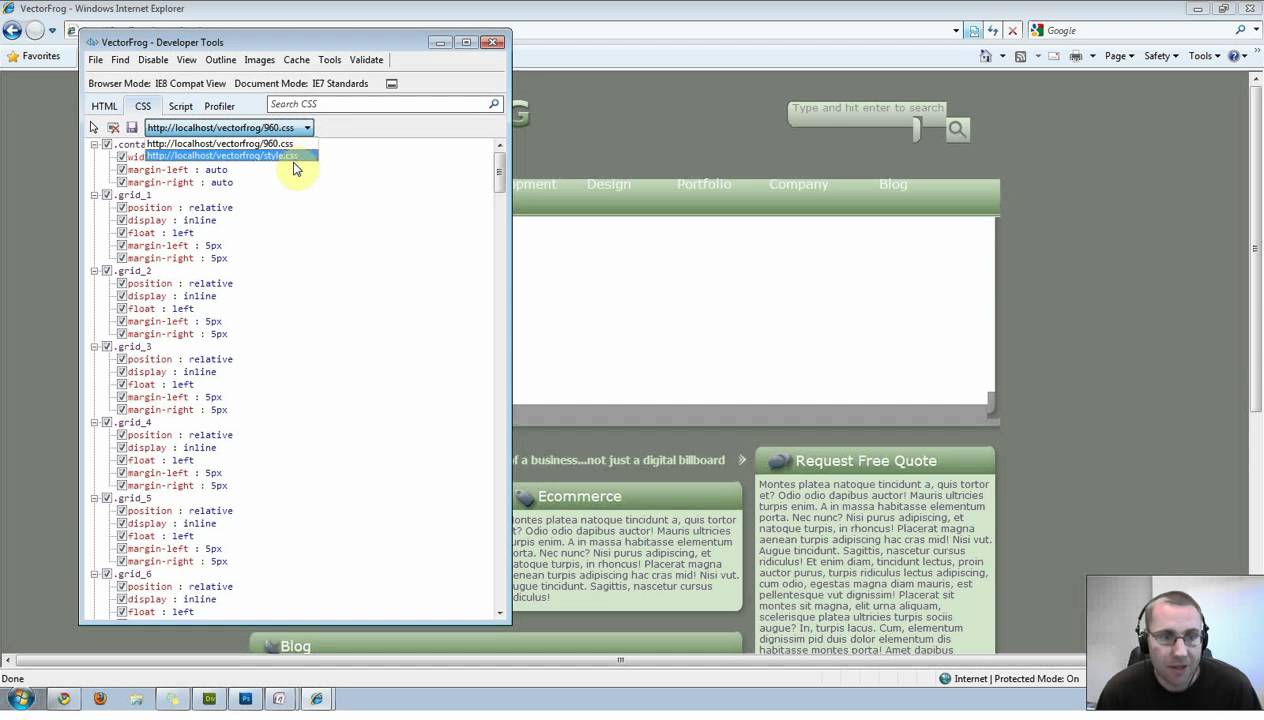 CSS Debugging for Internet Explorer