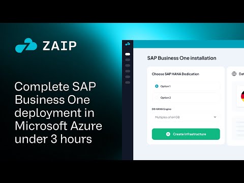 Complete SAP Business One deployment in Microsoft Azure under 3 hours