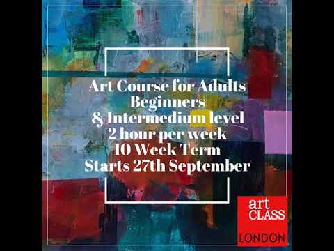 Art Course for Adults  Beginners & Intermedium level 2 hour per week 10 Week Term Starts 27th Septe…