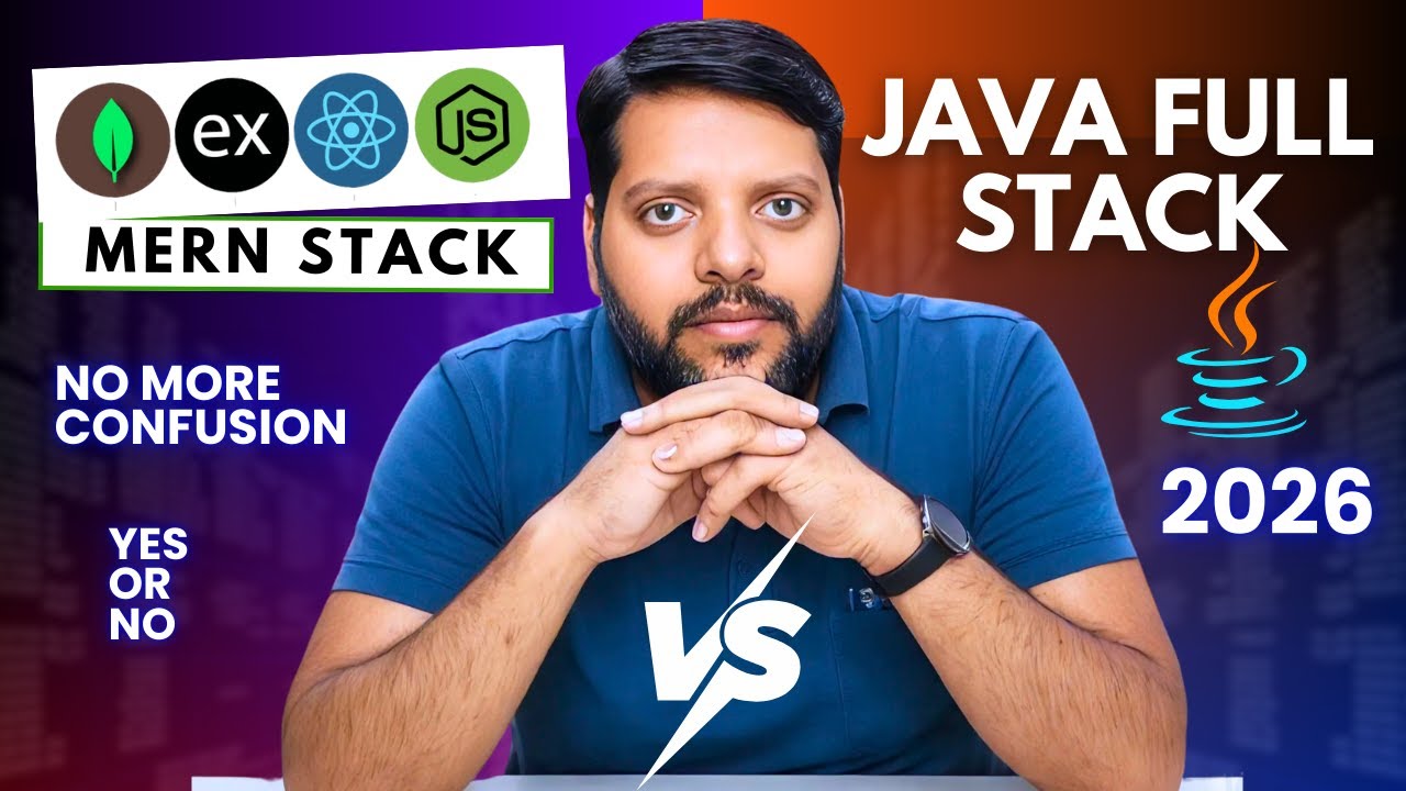 MERN Stack vs Java Full Stack in 2026 🔥 Which Has Better Jobs & Salary?