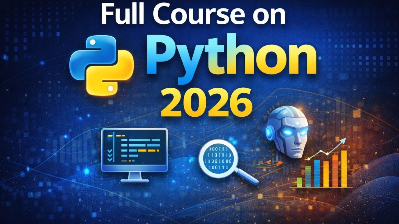 Complete Python Tutorial For Beginners 2025| Python Course in 6 hours