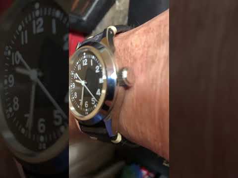 MKII Cruxible Hellion Date Field Watch with 100 meters water resistance!