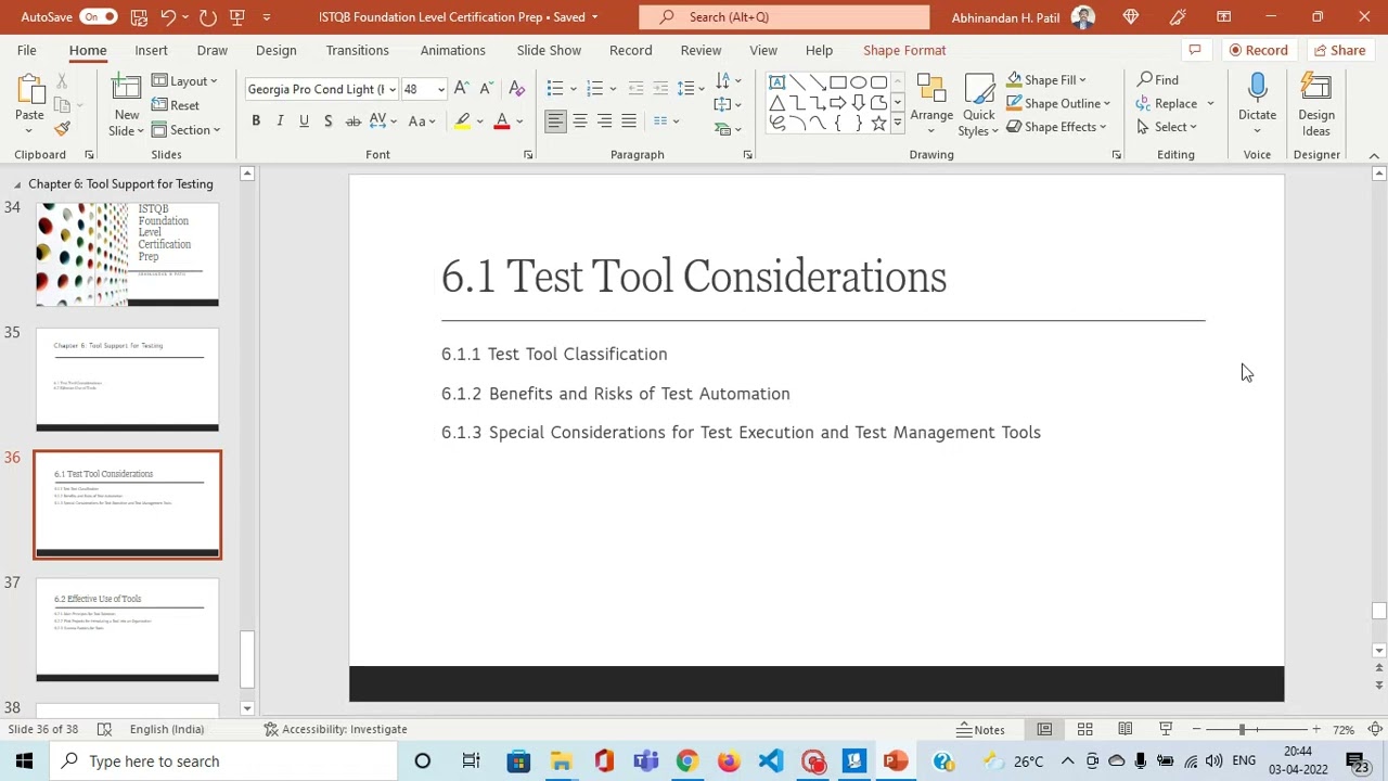 ISTQB Foundation Level Certification Prep Chapter 6 1
