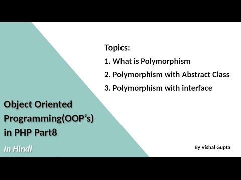 Learn Object Oriented Programming in PHP Part8 Polymorphism - Mind Luster