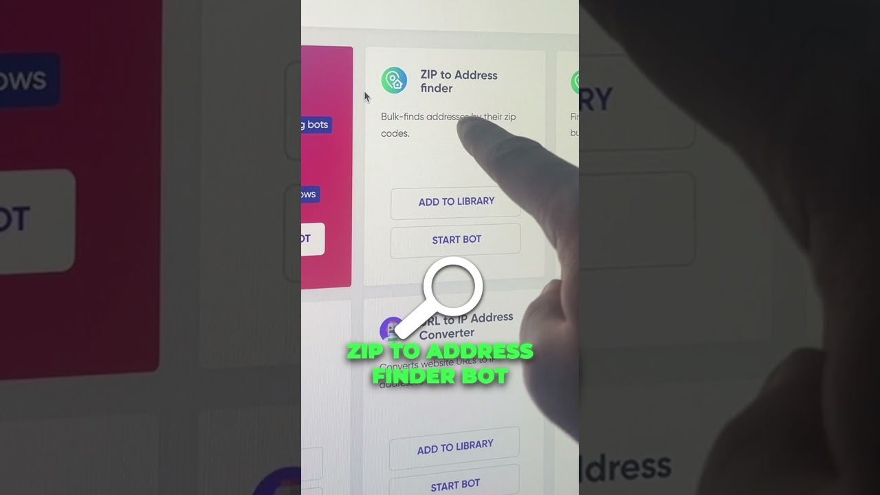 FIND ADDRESS BY ZIP CODE with the BULK ZIP-TO-ADDRESS FINDER #botster #automationtools #automation