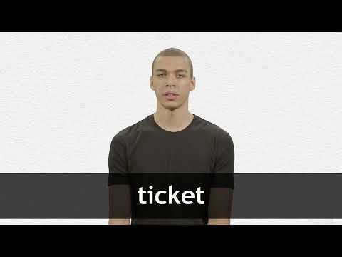 TICKET definition and meaning | Collins English Dictionary
