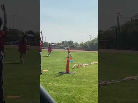 Through the javelin, 62 feet unified Special Olympics 