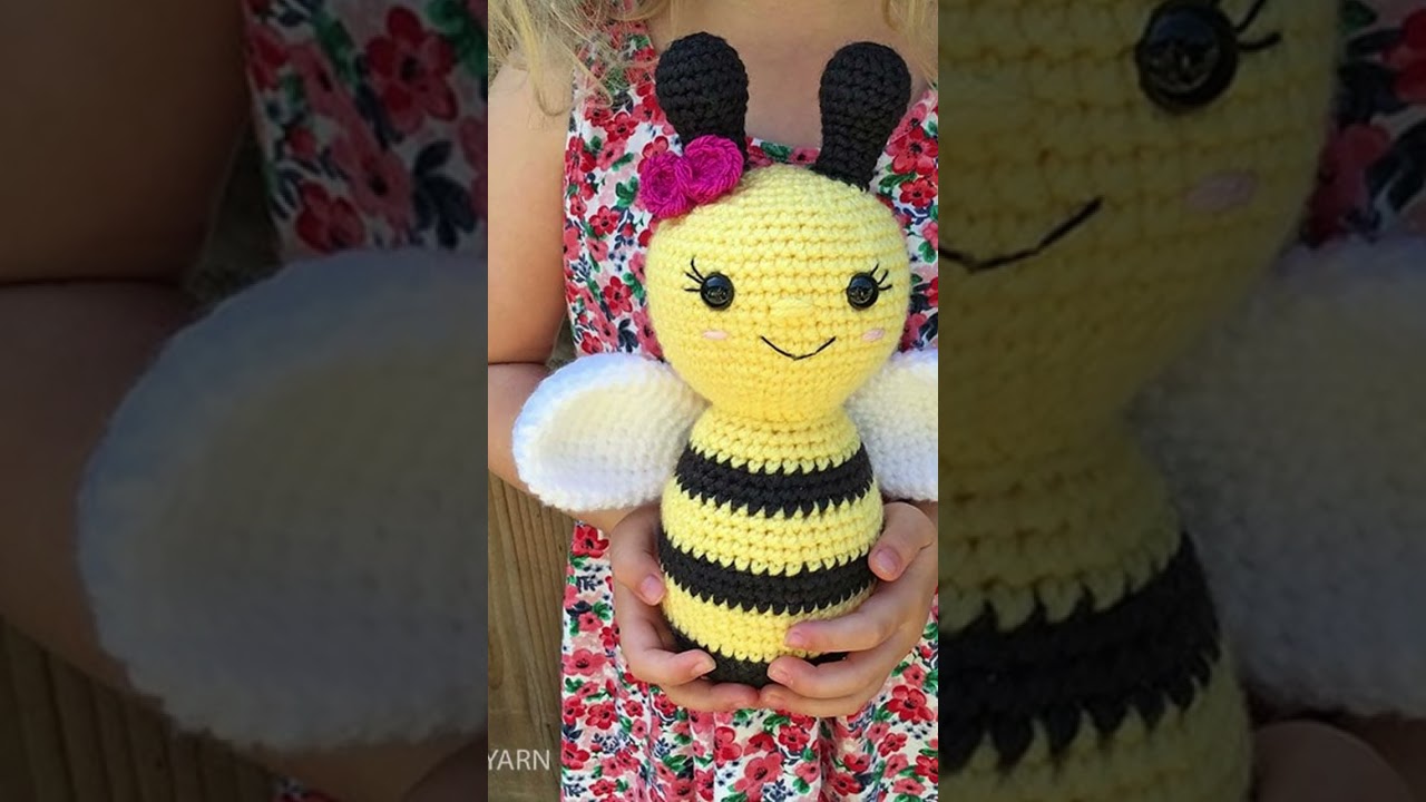 Stuffed Toys 15 Cute Bumblebee Crochet Patterns Amigurumi #crochet #crocheting