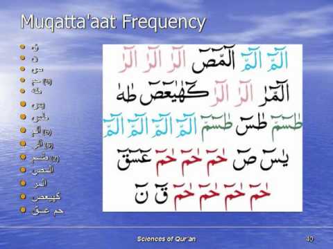 Videos about Disjointed Letters of Qur’an | Mysterious Letters of Qur'an