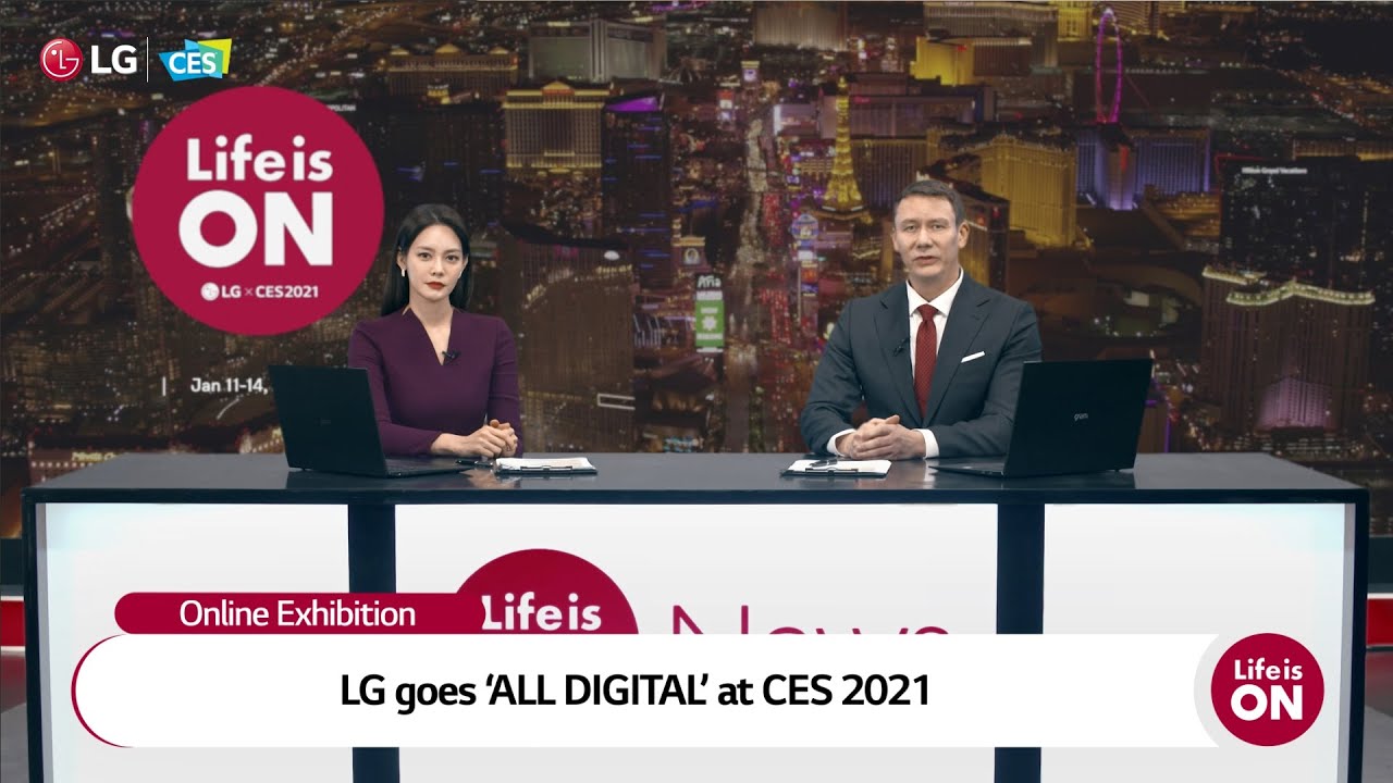 [LG at CES2021] Life is ON News(part 1) - Online Exhibition