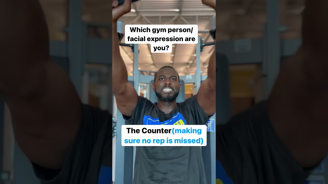 Which workout person/facial expression are you? Part 2#gym #workout #fyp #facialexpression