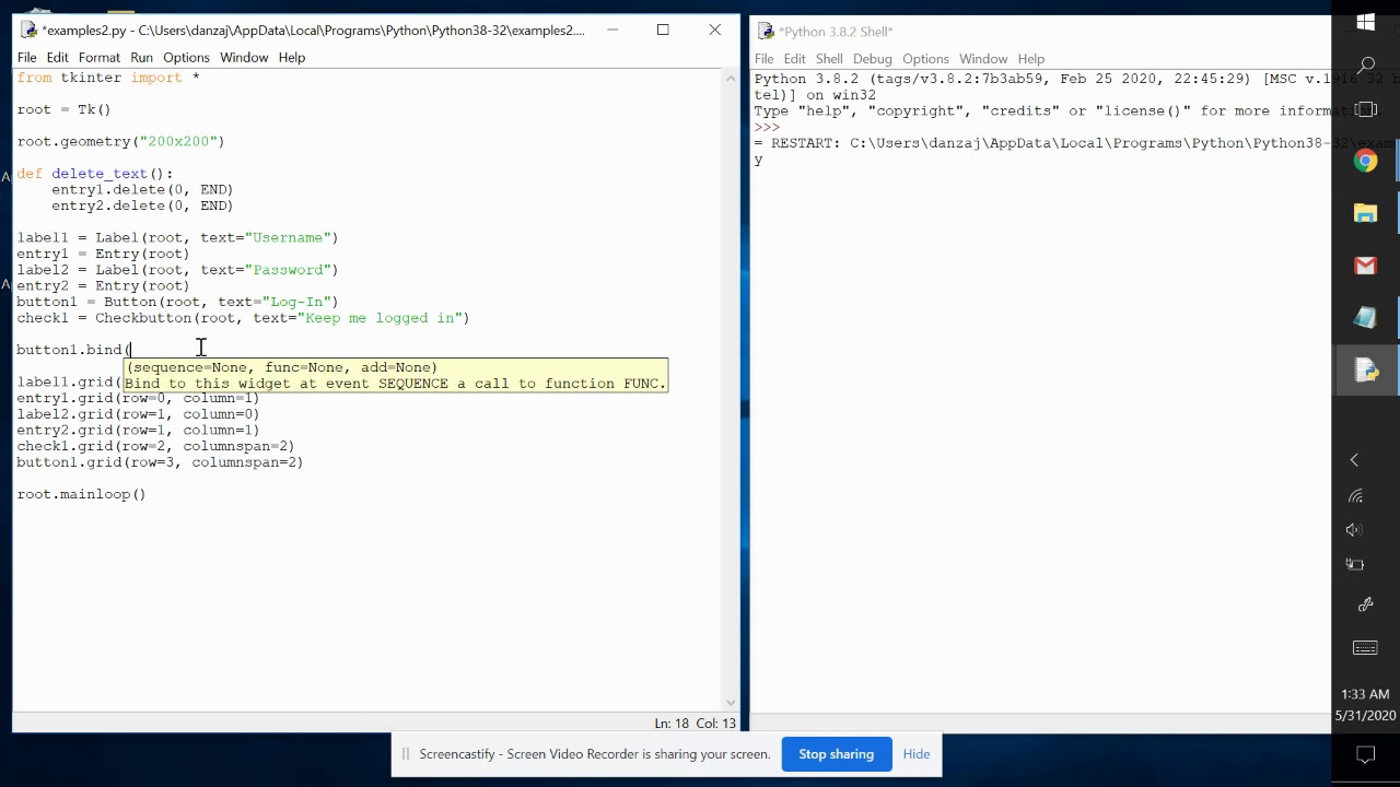 The .bind() Method | Python GUI Apps With Tkinter