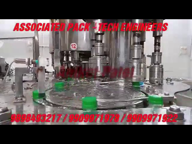 Drinking Water Packing Machine - Automatic Bottle Rinsing Filling And ...