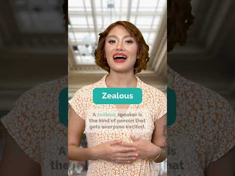 Do you know what zealous is? #learnenglish with #fluentjoy #shorts. #inglesonline #anglaisfacile