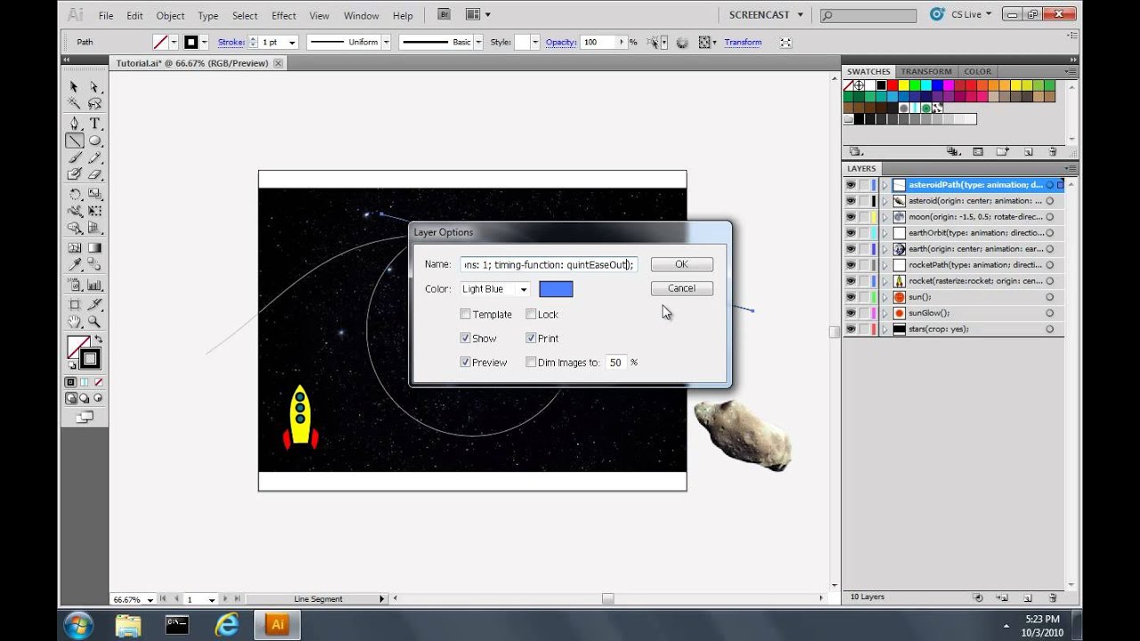 Ai2Canvas Tutorial 6 - Easing