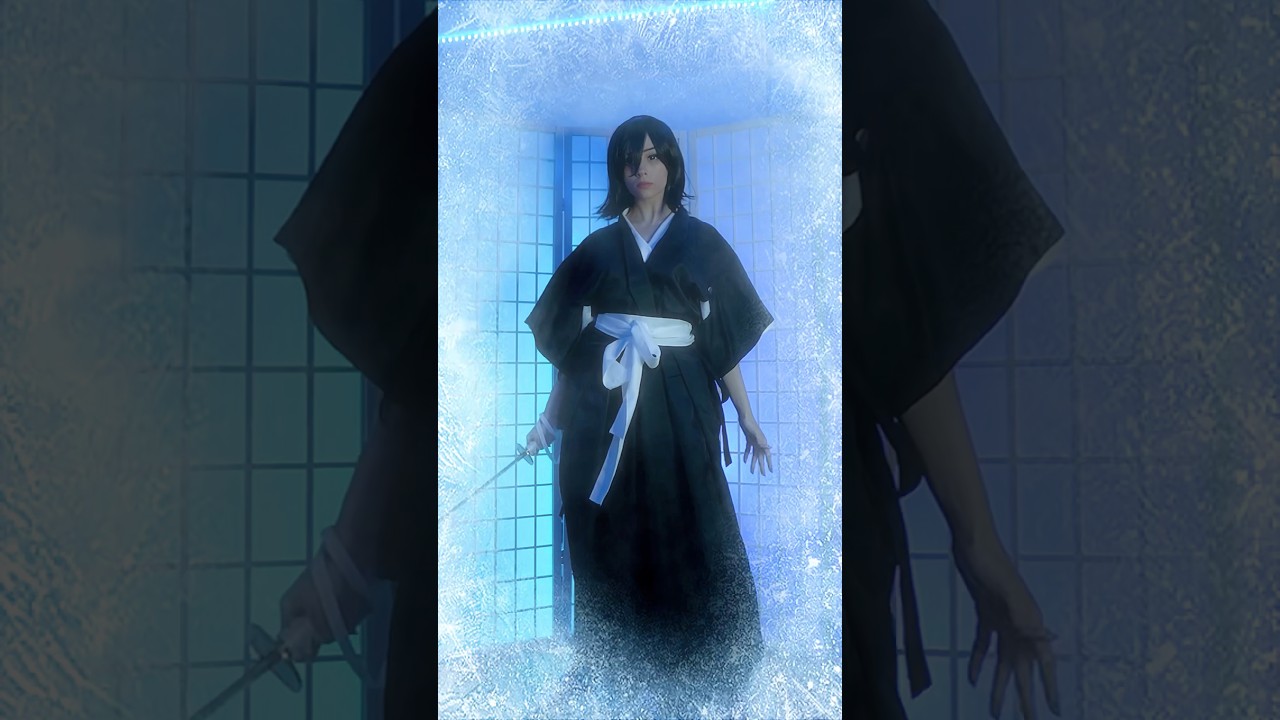 RUKIA❄️ #fyp #bleach #bleachcosplay #rukiakuchiki #rukiacosplay #cosplaytransition #cosplayer #viral